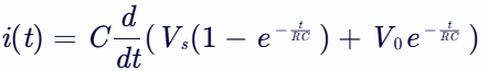 步骤详尽的电容充放电时间计算 - 知乎