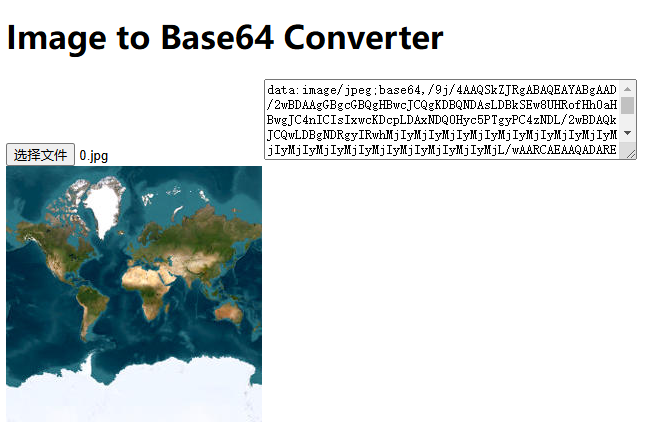 HTML中,上传一个图片,并显示成base64编码 - 知乎