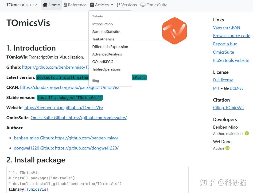 推荐！转录组可视化R包：TOmicsVis - 知乎
