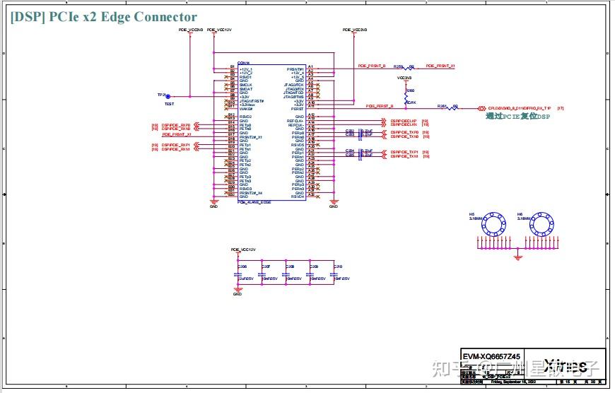 基于TI TMS320C6657 1.25GHz DSP+FPGA评估板-DSP部分原理图 - 知乎