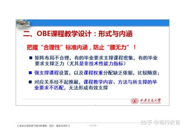 PPT分享丨专业认证标准下的OBE课程设计落实与评价 - 知乎