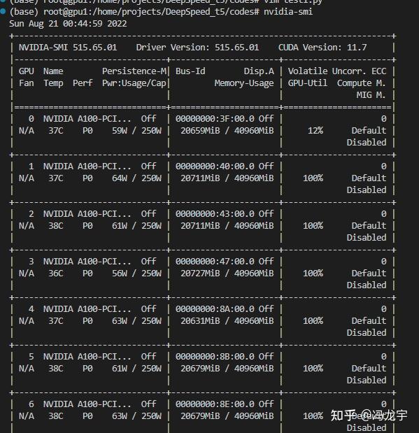A100 （8*40G） deepspeed T5-3b训练记录 - 知乎