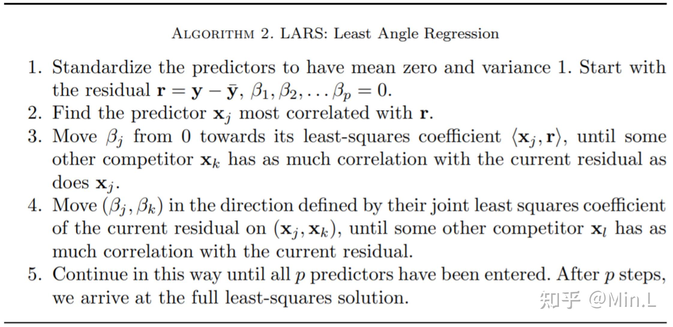 为什么R中的lars包通过最小角回归算法求解lasso，变量步骤会出现有正有负的现象？ - 知乎