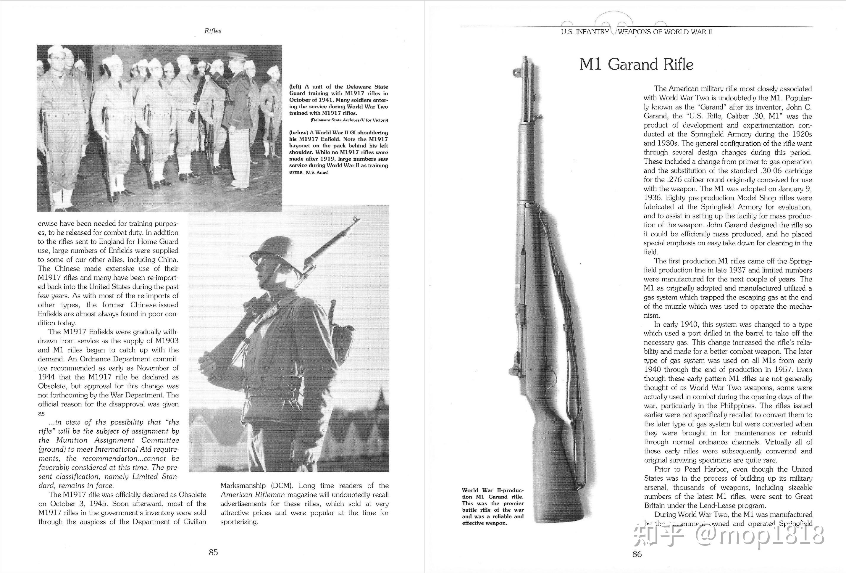 军事电子书推荐-0004：U.S. Infantry Weapons of World War 1，2以及其它 - 知乎
