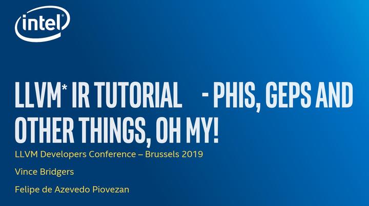LLVM IR Tutorial观后感(1) - 知乎