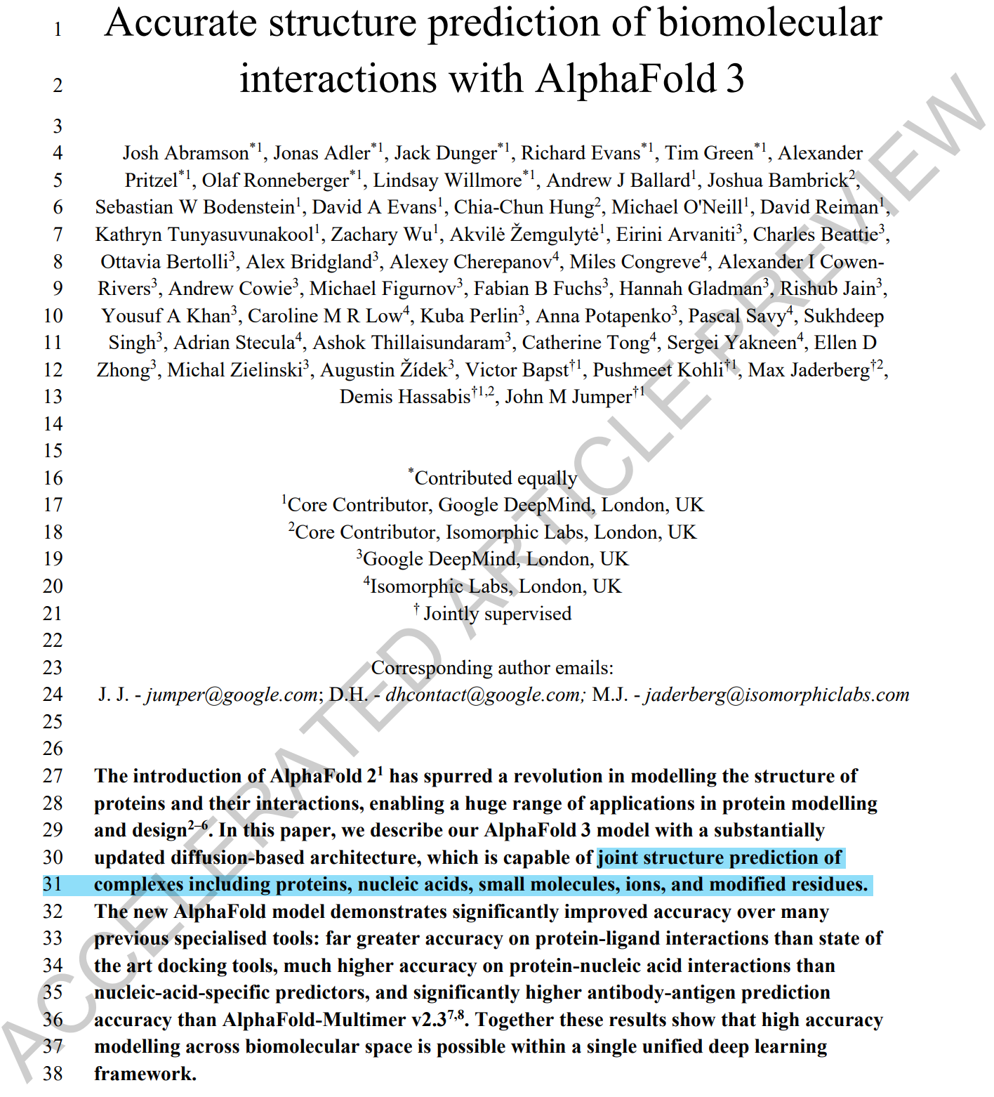 AlphaFold3实操示例 - 知乎