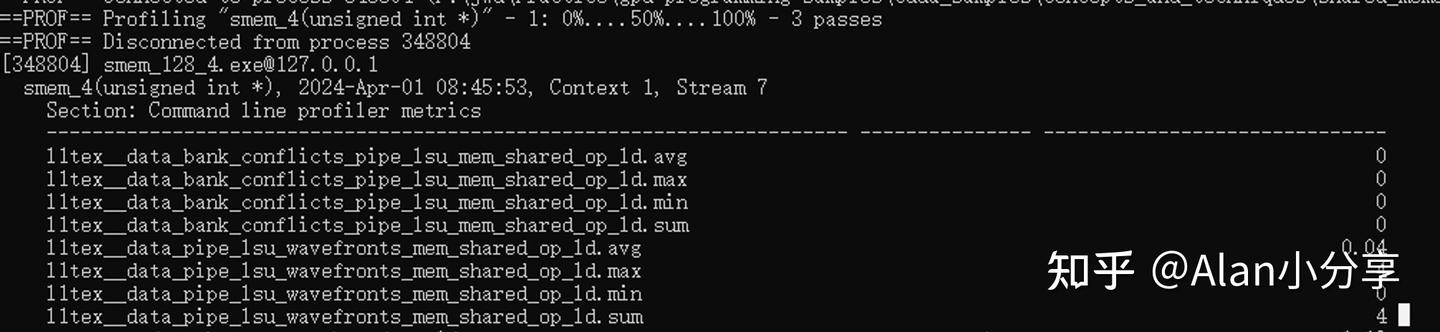 搞懂 CUDA Shared Memory 上的 bank conflicts 和向量化指令（LDS.128 / float4）的访存特点 - 知乎