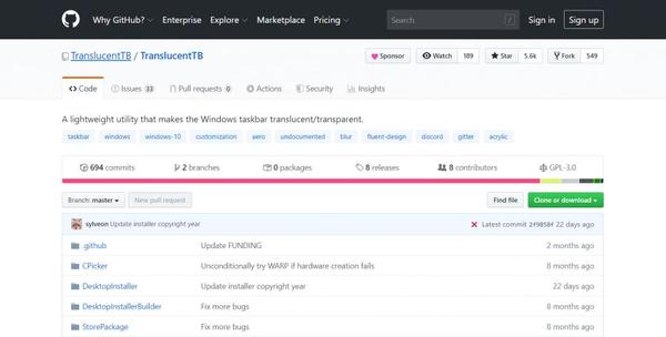 使用 TranslucentTB ，让任务栏变透明 - ministep88 - 博客园