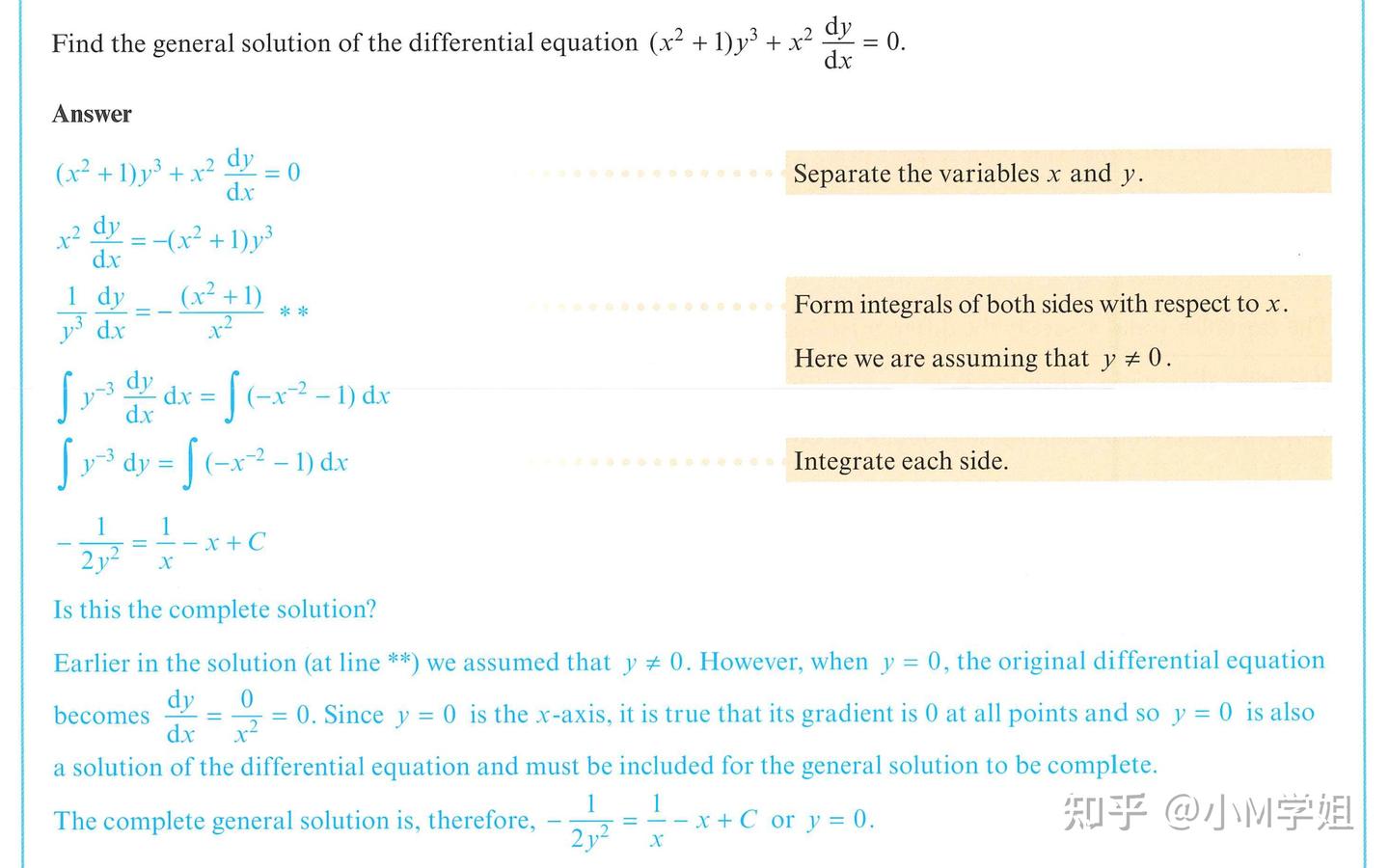 Alevel (CIE) math paper 3 复习宝典-Differential equations - 知乎