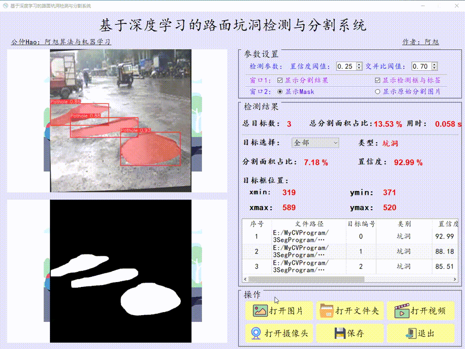 基于yolov8深度学习的路面坑洞检测与分割系统【python源码pyqt5界面数据集训练代码】深度学习实战、目标分割 知乎