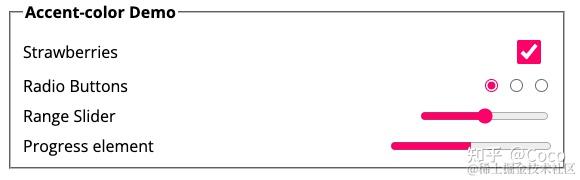 现代 CSS 解决方案：accent-color 强调色 - 知乎