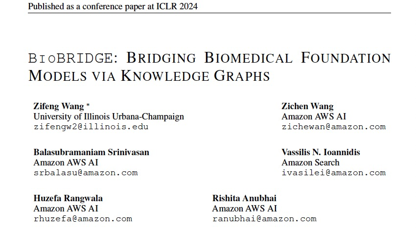 BioBridge: 通过知识图谱连接生物医学基础模型 - 知乎