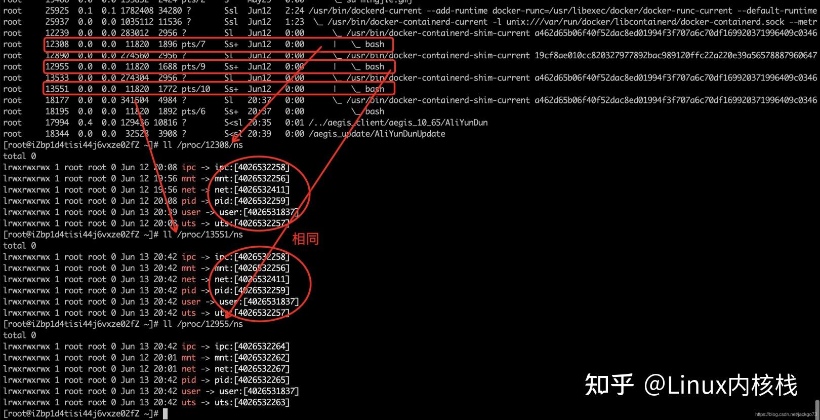 Linux内核Namespace隔离测试code - 知乎