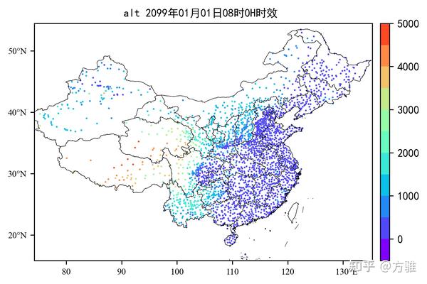 使用Meteva读取GRIB2资料及进行格点->站点插值 - 知乎
