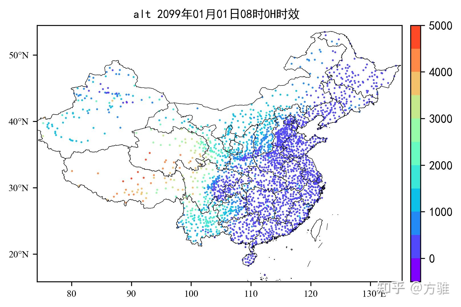 使用Meteva读取GRIB2资料及进行格点->站点插值 - 知乎