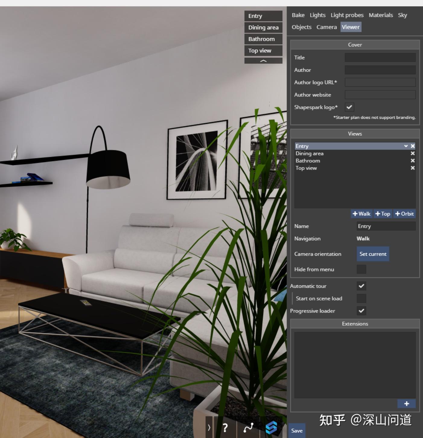 shapespark教程——导览视角设置 - 知乎