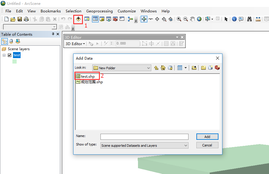 请教大神，如何使得arcmap中的矢量数据导到arcscene下，使得成为三维的多层数据？ - 知乎