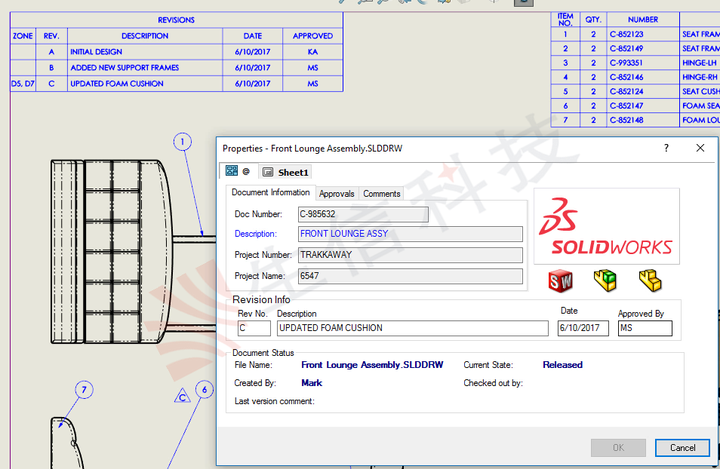 SOLIDWORKS工程图修订表关联PDM - 知乎