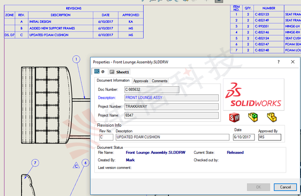 SOLIDWORKS工程图修订表关联PDM - 知乎