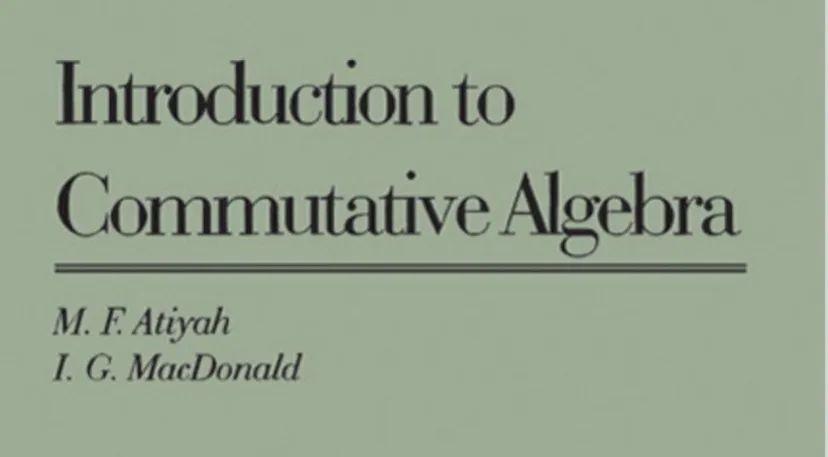 交换代数导引 - 知乎