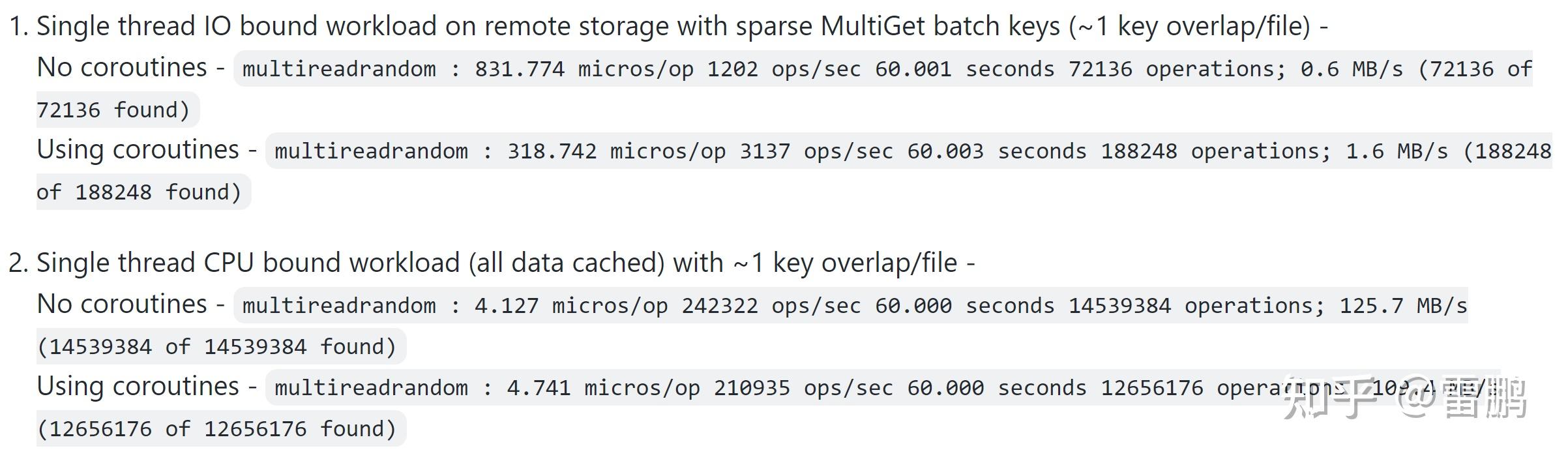大道至简，事半功倍：MultiGet IO 并发在 ToplingDB 中的协程实现，以及在 MyTopling 中的落地应用 - 知乎