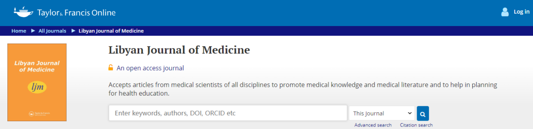 刊·见 | 影响因子稳步增长，全科医学领域期刊Libyan Journal of Medicine - 知乎