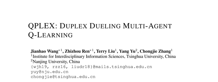 强化学习论文阅读笔记：QPLEX - 知乎