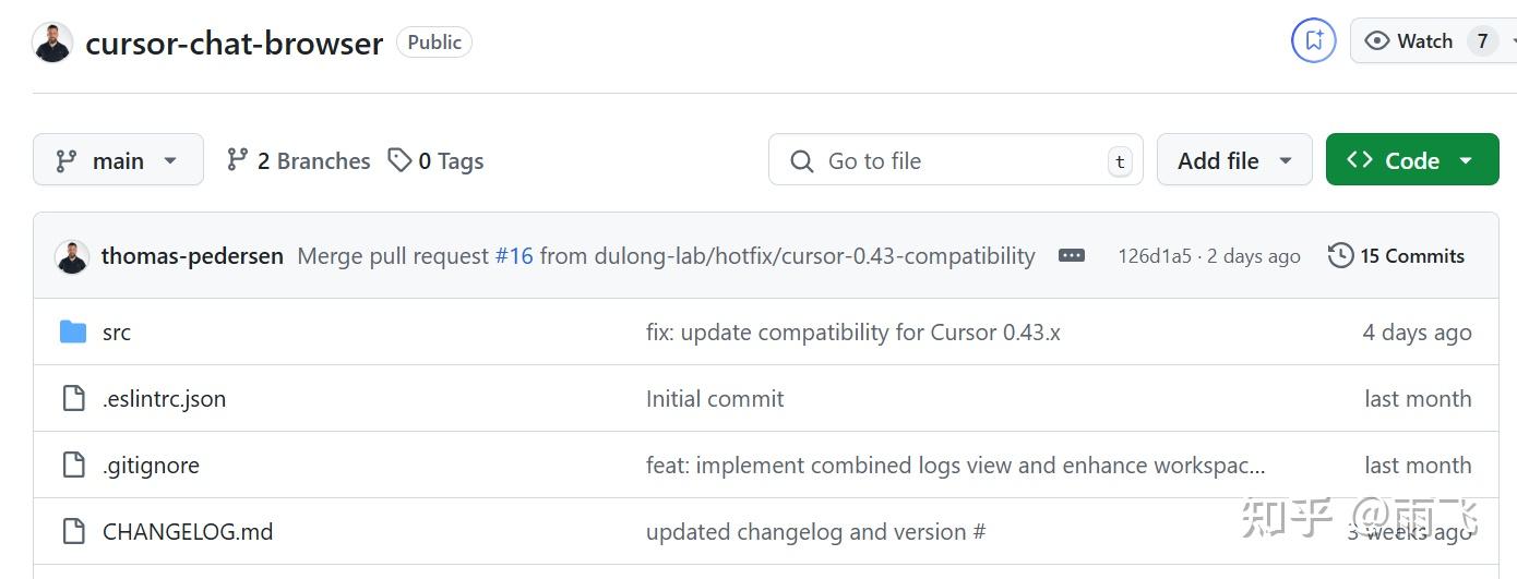 Cursor 聊天记录导出Web浏览器 - 知乎