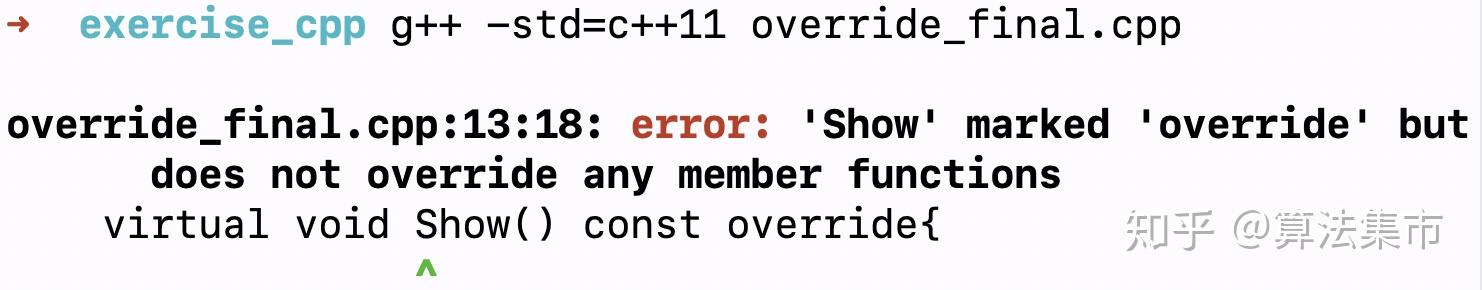 C++11关键字：override 和 final - 知乎