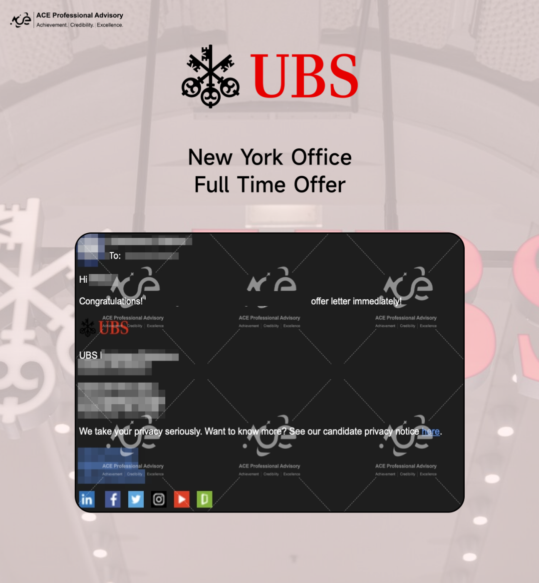 非商科+零经验，NYU学长跨级迁跃拿下UBS纽约全职Offer！ - 知乎