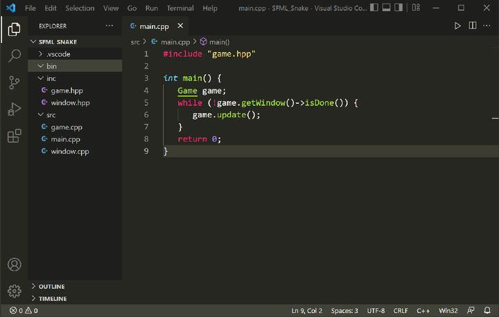 【C++ SFML】贪食蛇（二）实现窗体基本功能 - 知乎
