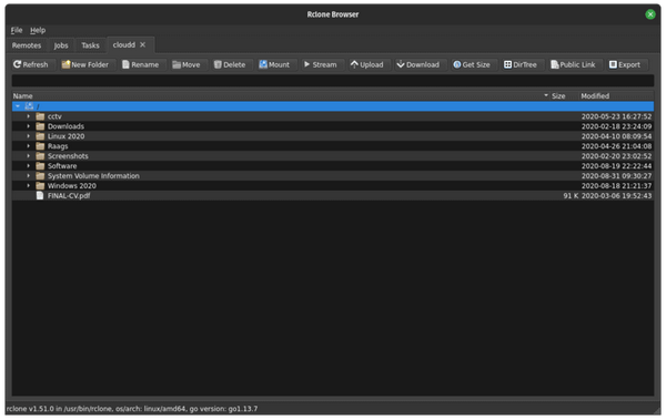 Rclone Browser 让你在 Linux 中以图形化的方式与云服务同步数据 - 知乎