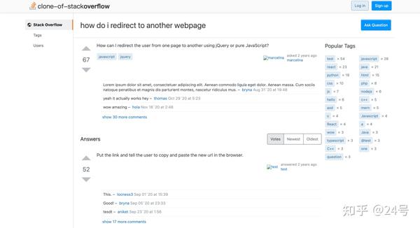 10 个 Github 上的前端高仿项目 知乎