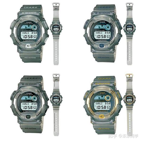 卡西欧g Shock豚鲸系列图鉴,附dw 9200k开箱 知乎