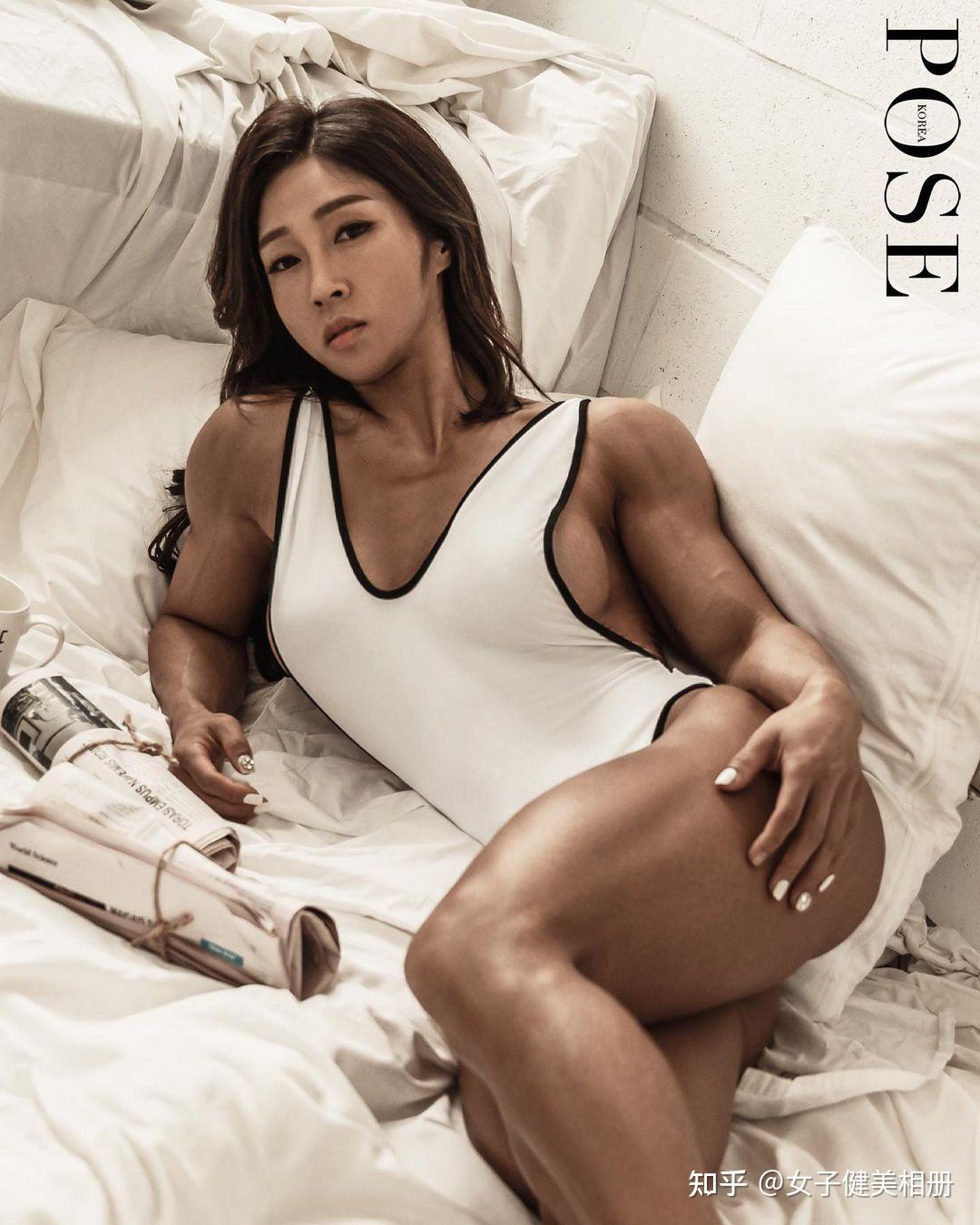 从比基尼进阶为巨兽！满身腱子肉的韩国形体辣妈---Gang Ryeong Eun - 知乎