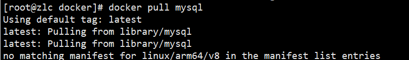 【报错分析】Docker拉取MySQL镜像：no matching manifest for linux/arm64/v8 in the manifest list entries. - 知乎