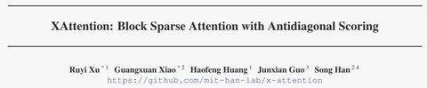 【40】论文泛读：XAttention: Block Sparse Attention with Antidiagonal Scoring - 知乎