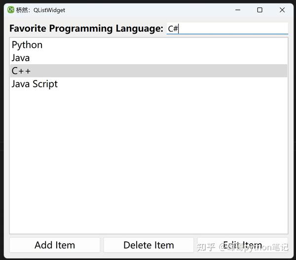 PyQt6 系列 | 组件 QListWidget|Qt Designer 实战教程：深入探索 QListWidget 的设计与功能实现 - 知乎