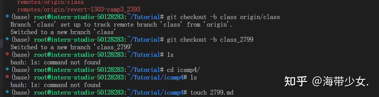 书生大模型实战营第四期-闯关挑战L0G3000 Git基础知识答卷 - 知乎