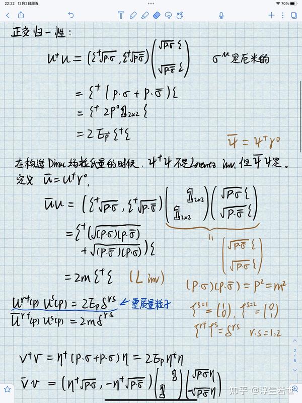 第23讲【狄拉克场】Dirac旋量正交完备关系及Dirac双线性 - 知乎