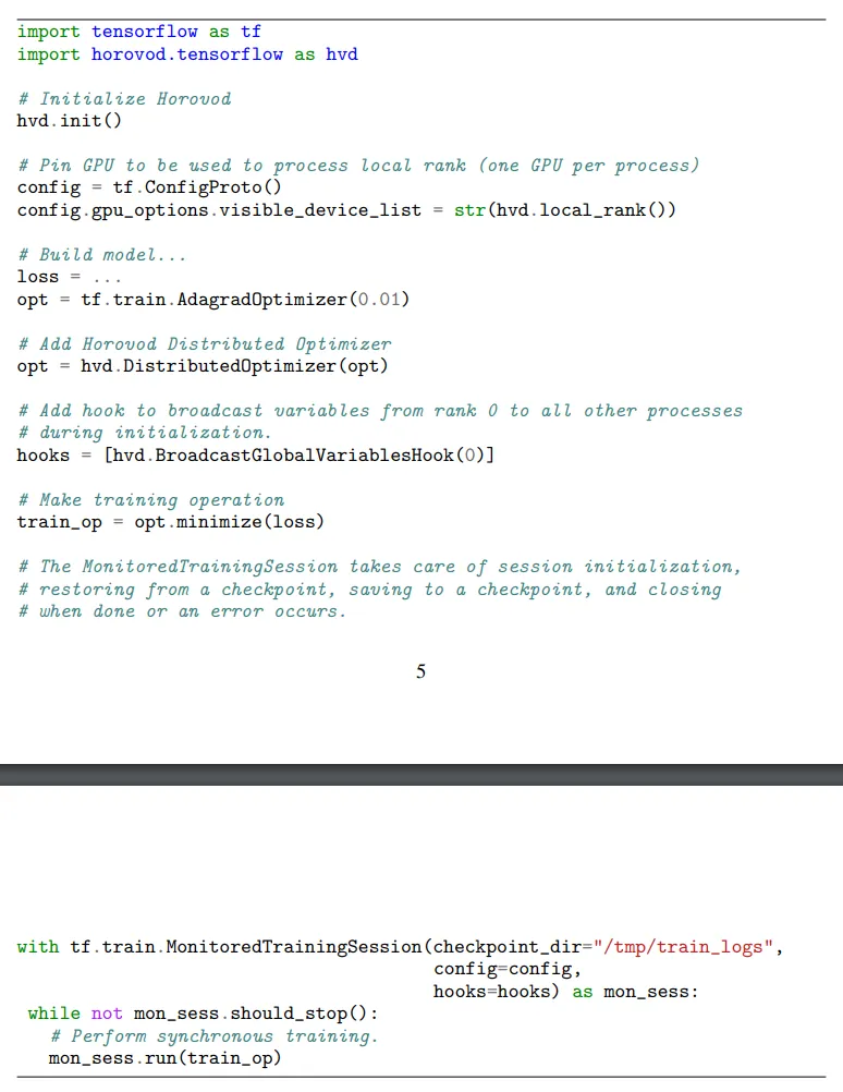 论文阅读: Horovod: fast and easy distributed deep learning in TensorFlow - 知乎