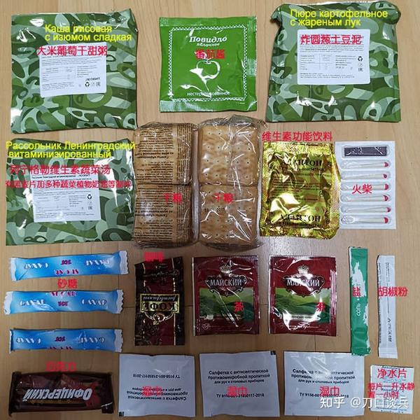 晒晒中国、俄罗斯、美国的单兵口粮，对比后才发现差别大了 - 知乎