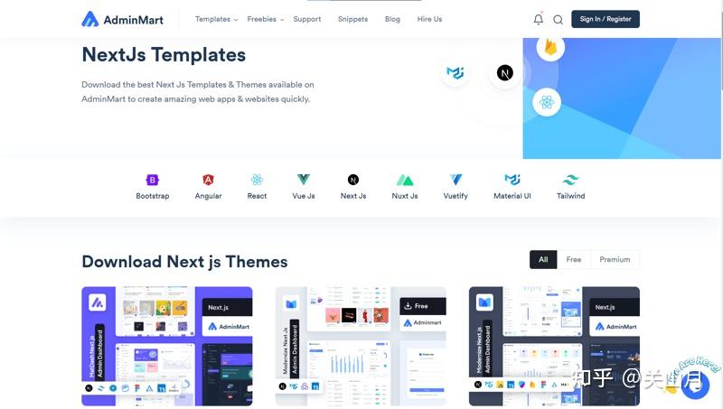 12 个 Next.js 模板的最佳网站 - 知乎