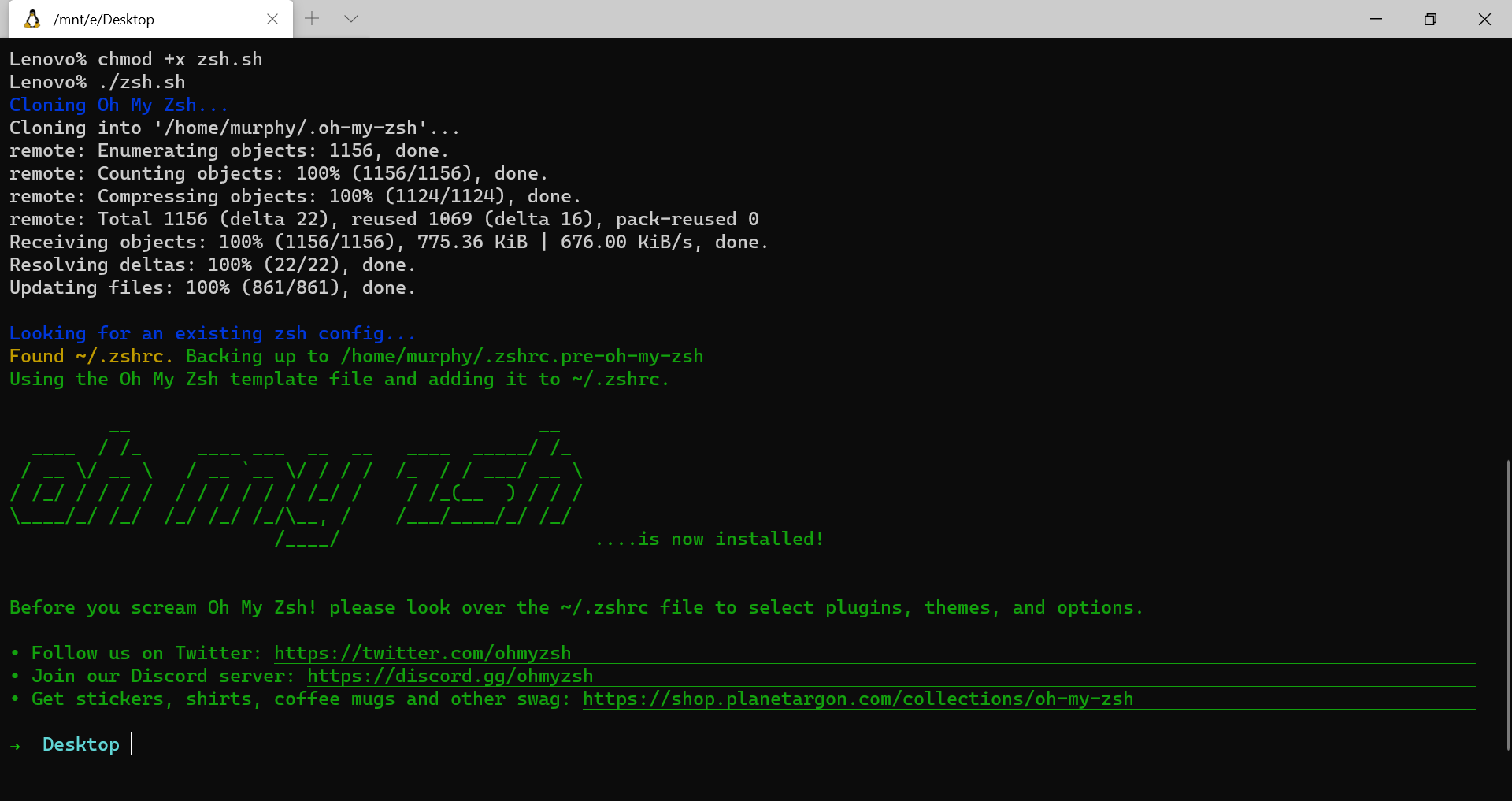 玩转WSL(3)之安装并配置oh-my-zsh - 知乎