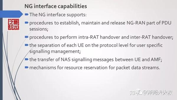 5G RAN地面接口之NG接口 - 知乎