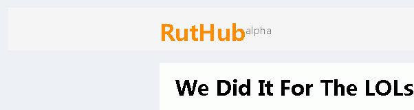 酷站推荐 - ruthub.com - RutHub | Another Collection - 知乎