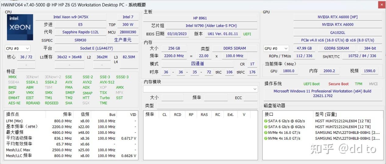 英特尔®36核至强®W9处理器加持，惠普专业工作站Z6 G5新品评测 - 知乎