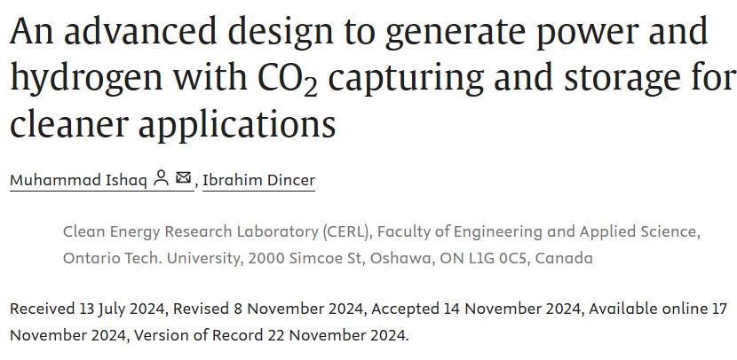 用化工软件做环保？安大略理工大学CEJ：Aspen辅助进行二氧化碳捕获和储存来产生电力和氢气，用于更清洁的应用 - 知乎