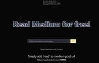 ReadMedium+Medium Unlocker，解锁Medium付费文章 - 知乎