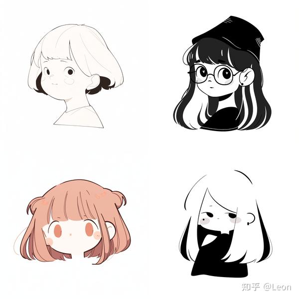 midjourney 风格探索-卡通线稿 - 知乎